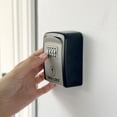 Iron Lock Wall Mounted Small Key Box - 4 Digit Combination Code ...