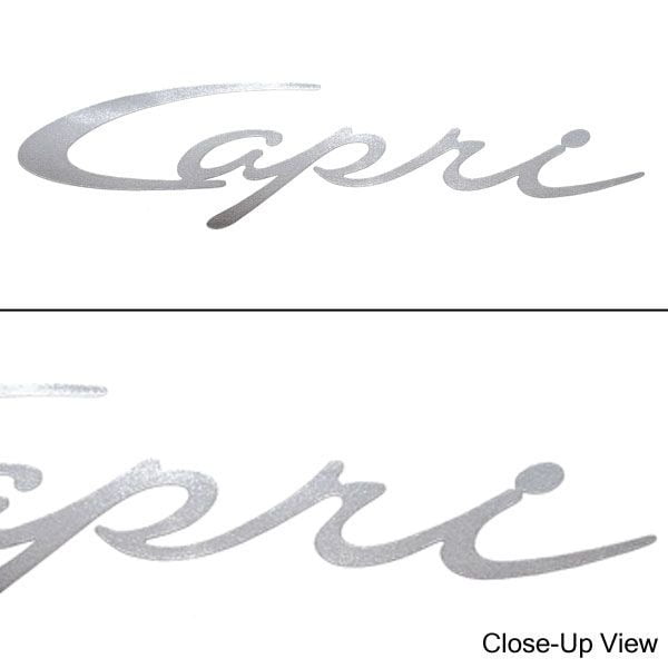 Bayliner Capri Logo Vinyl Silver Boat Decals (Pair) - Walmart.com