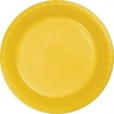 Touch of Color Plastic Lunch Plates, 7", Burgundy, 20 Ct - Walmart.com