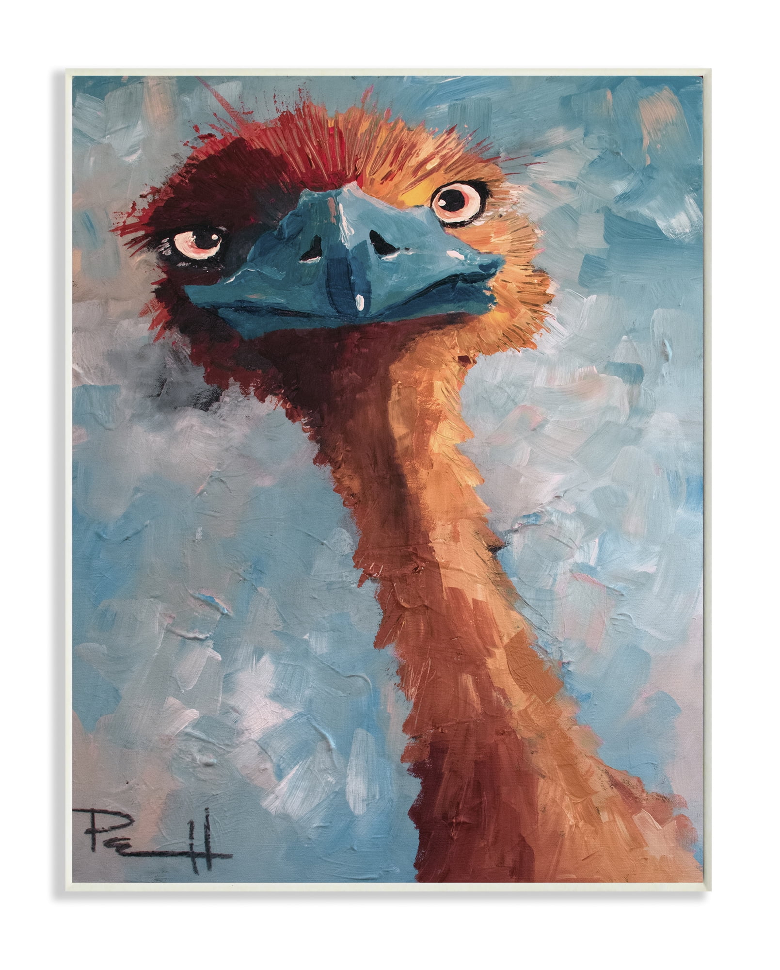Ostrich Wall Decor Nursery Wall Art Ostrich Poster Ostrich Watercolor ...