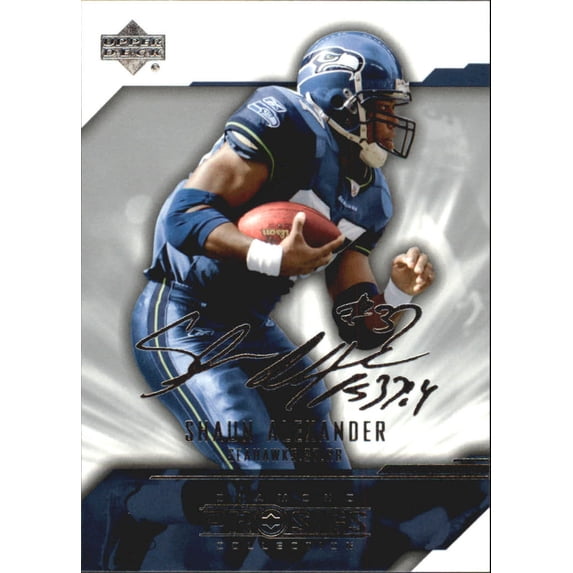 2004 UD Diamond Pro Sigs #77 Shaun Alexander NFL Football Trading Card ...