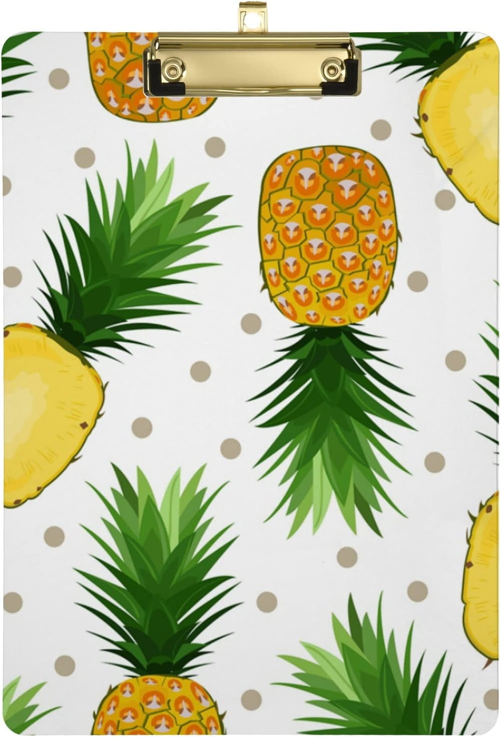 FMSHPON Pineapple Clipboard Hardboard Wood Nursing Clip Board and Pull ...
