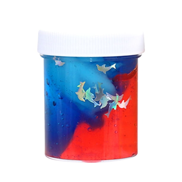 LSLJS Clear Slime Beautiful Color Mixing Slime Relief Stress Toys on ...