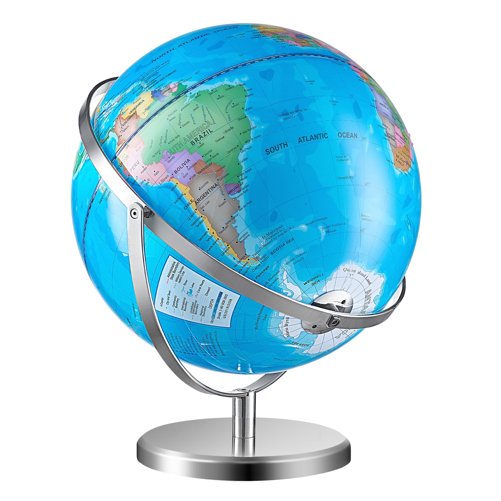 Click here for Kffkff Light-Up Globe With Metal Stand  13 In  Led... prices