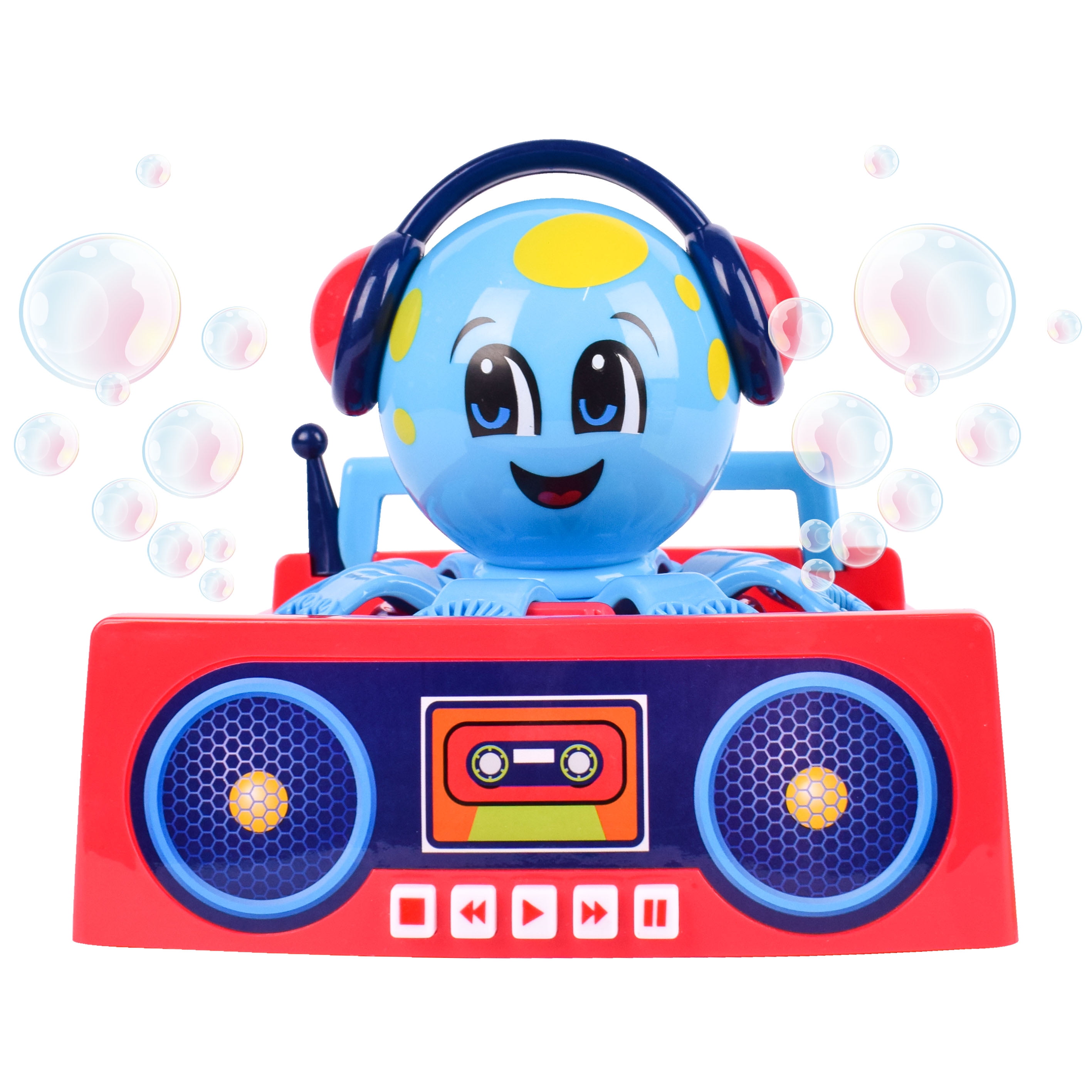 Play Day Bubble Octopus, Bubble Blowing Toy, Includes 4oz Bubble ...