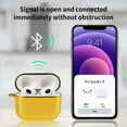 Case For Airpods 4 Earphone 2024 New Cover Hard PC Luxury Plating Case ...