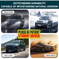 Student Driver Magnetic Car Sticker – Reflective, Reusable, and Weather ...