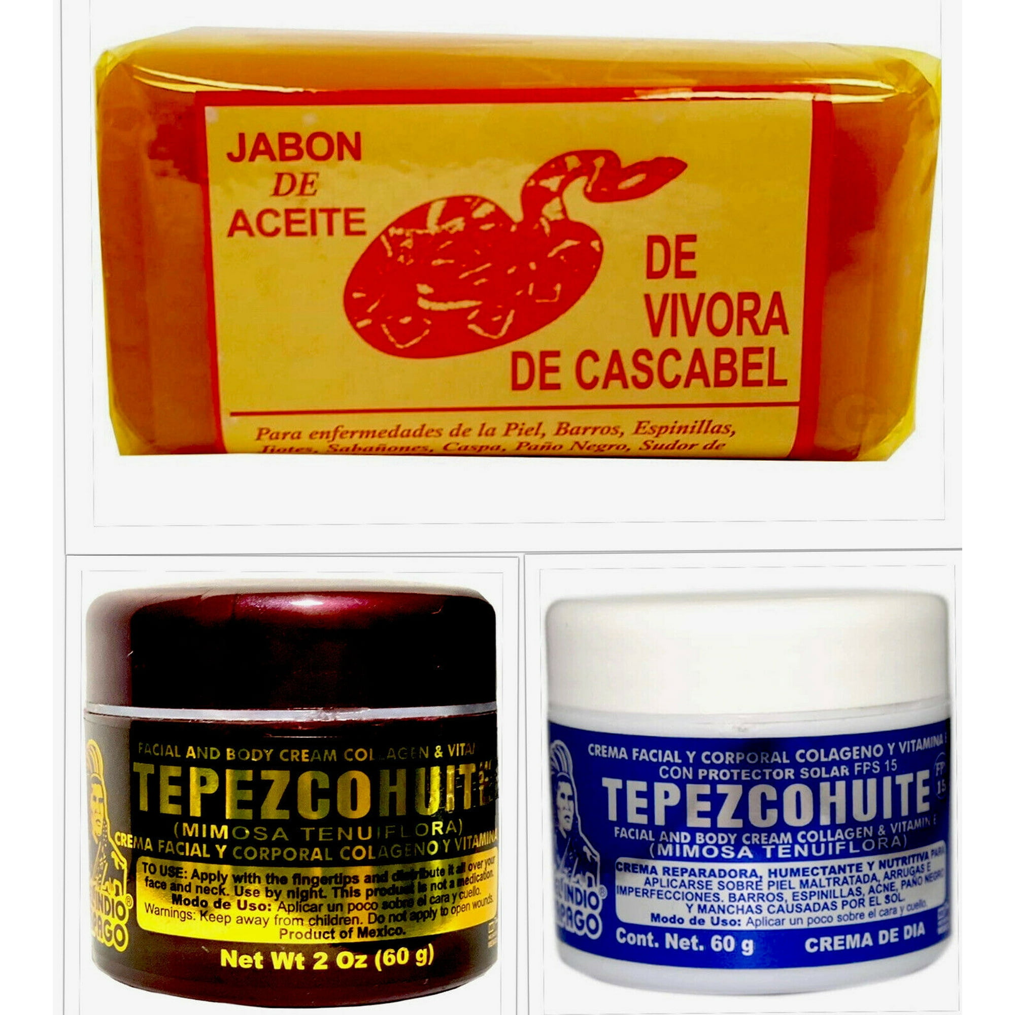 Click here for Vbora 1 Jabon Aceite Vãbora + 1 Crema Tepezcohuit... prices