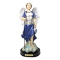 Archangel Saint Raphael Holding Staff And Fish Statue With Name Base 12 ...