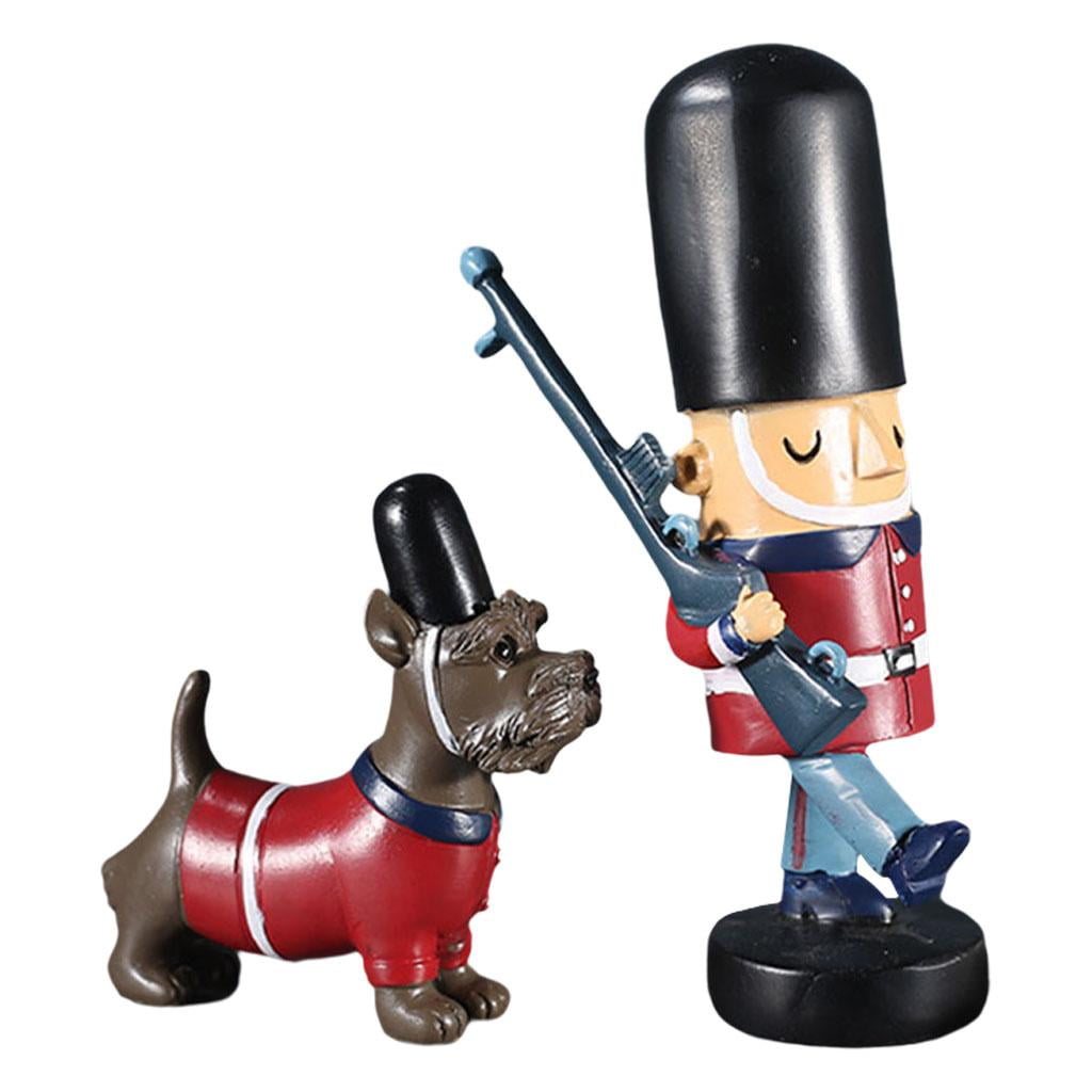 Click here for Tachiuwa Vintage Nutcracker Doll Soldier And Dog D... prices