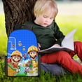 Retro Gaming Backpack - Classic Plumber Theme Large Capacity Bookbag ...
