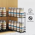 Pull Out Spice Rack Organizer for Cabinet, Slide Out Spice Racks, Easy to Install Spice Cabinet ...