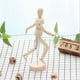 Wood Human Body Model Movable Joint Home Decor Ornament Figurine- L ...