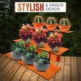 3-Tier Straight Retail Table Display Stand with Shelves for Products ...
