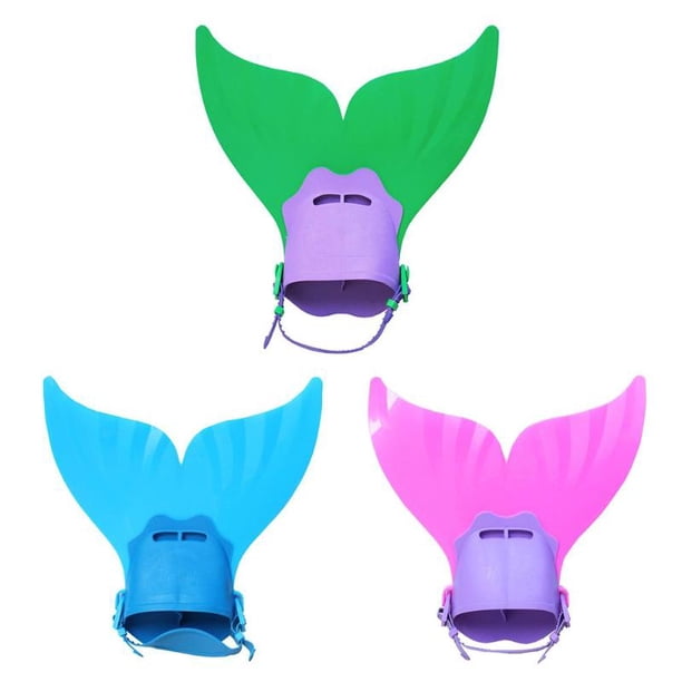 Swimming Fins Training Flipper Mermaid Swim Fin Swimming Foot Flipper ...