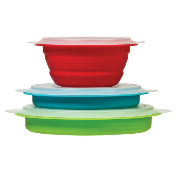 Progressive International CB-20 Collapsible Storage Bowls - Walmart.com ...
