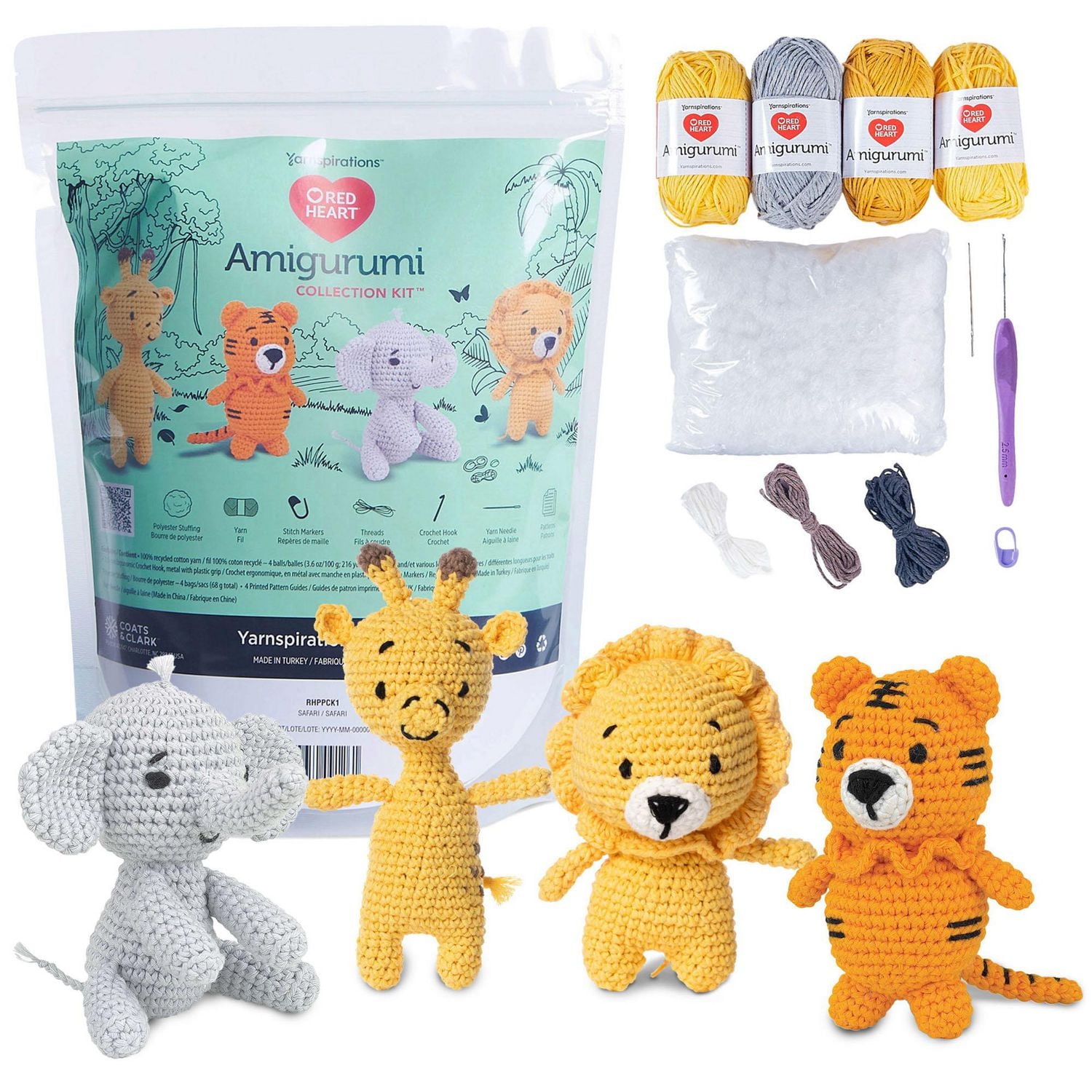 Click here for Red Heart Amigurumi Crochet Collection Kit prices