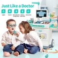 TOPFOX Kids Medical Role Play Set, 26PCS Medical Cart Toy for Pretend ...