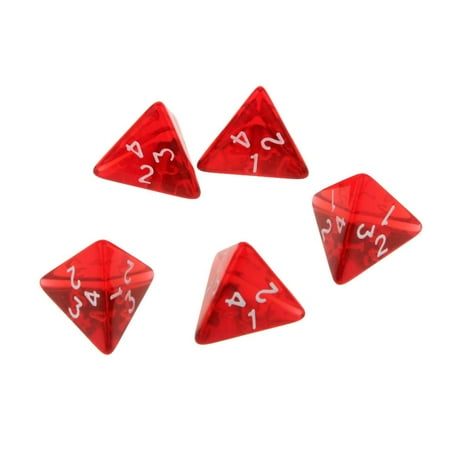 5x Multi Sided Set of D4 D Games Board Game Supplies | Walmart Canada