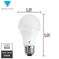Triangle Bulbs LED Light Bulbs T95133-6 A19 LED 60 Watt Equivalent Soft ...