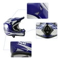 Free Shipping! TCMT Kids Motorcycle Helmet Blue Flame Skull DOT ...