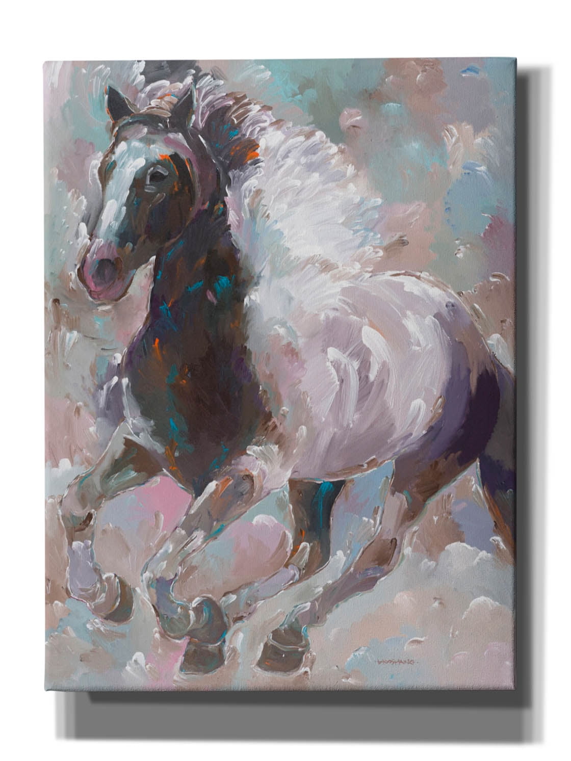 Epic Graffiti 'Moonlight Runner' by Hooshang Khorasani, Canvas Wall Art ...