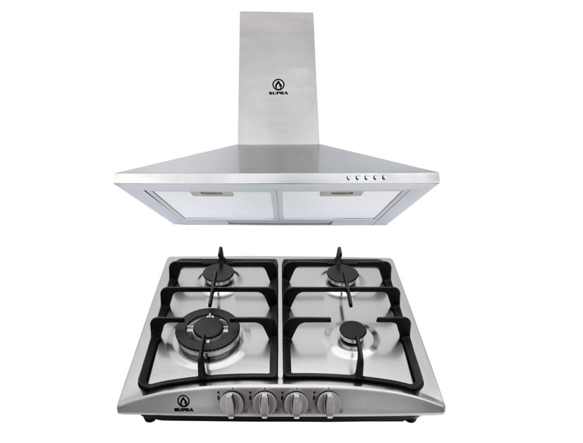 Combo Asís Supra Parrilla de Empotrar 4 Quemadores en Acero Tech con ...