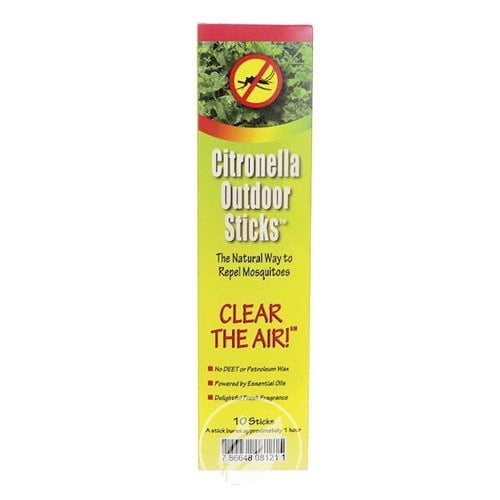 Citronella Outdoor Sticks 10 count by Neemaura, Pack of 2 - Walmart.com ...