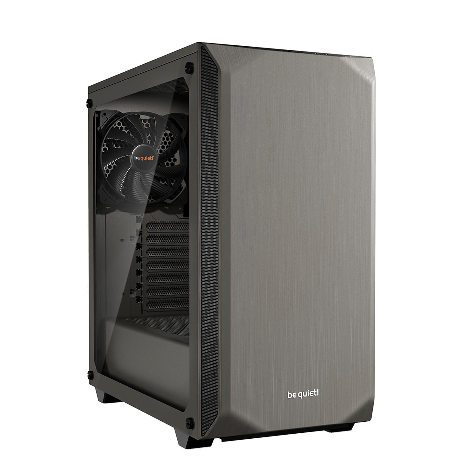 Gabinete Gamer BE QUIET Pure Base 500 2 Fan Cristal Templado USB 3.2 Gris ATX GRUPO DECME BGW36 ...