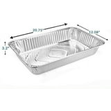 OnlyOneStopShop 10 Pack Full Size Deep Disposable Aluminum Foil Roaster ...