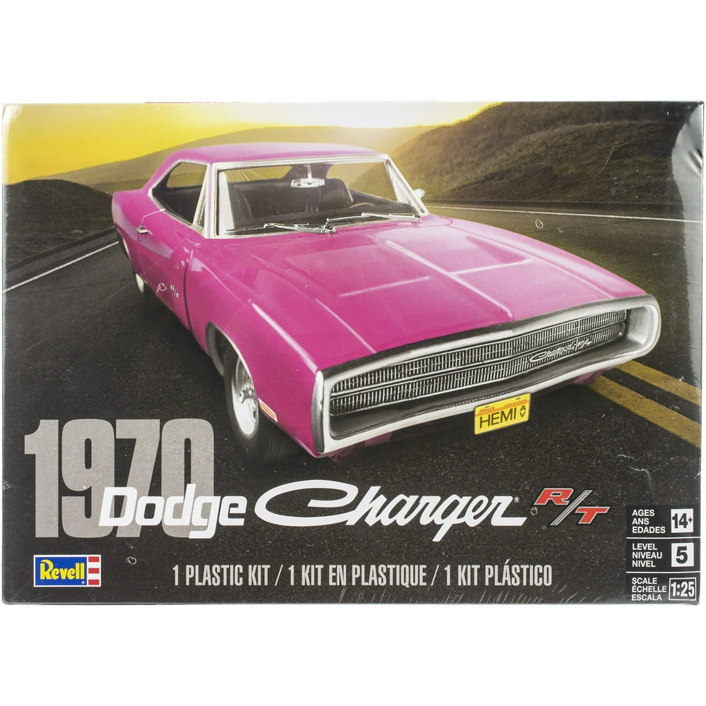Plastic Model Kit-'70 Dodge Charger R/T 1:25 - Walmart.com - Walmart.com