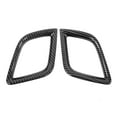 2pcs Front Dashboard Air Vent Wind Outlet Frame Cover Trim Carbon Fiber ...