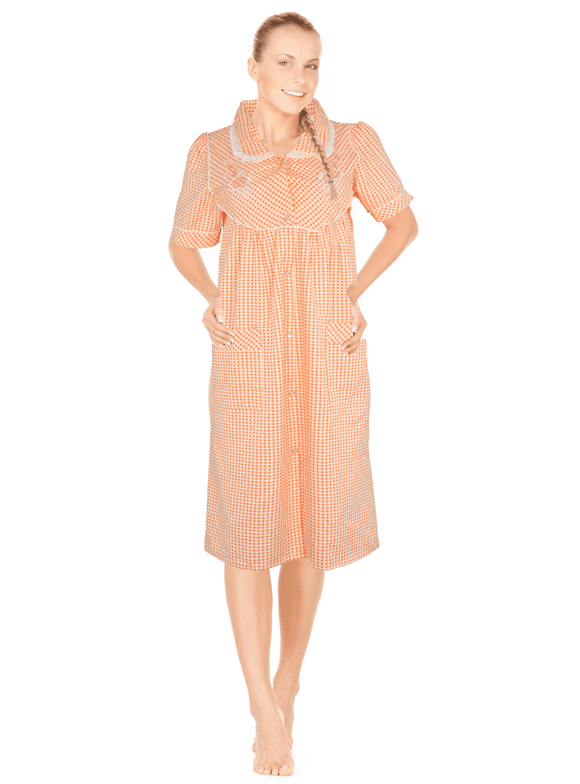 Snap Front Housecoat