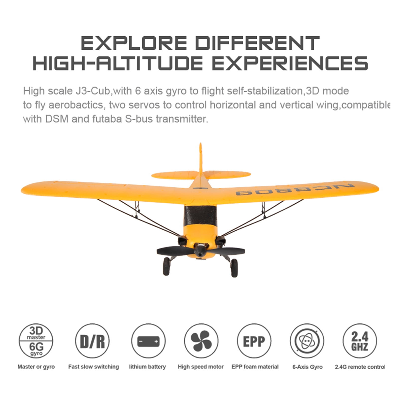 AVIÓN DE CONTROL ROMOTO DE VOLO 3D/6G AVION DE CONTROL Remoto Avión de ...