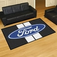 Ford Oval with Stripes 5'x8' Rug - Black - Walmart.com