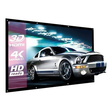 TOWOND Projector Screen 150 inch - 16:9 HD 4K Foldable Anti-Crease ...