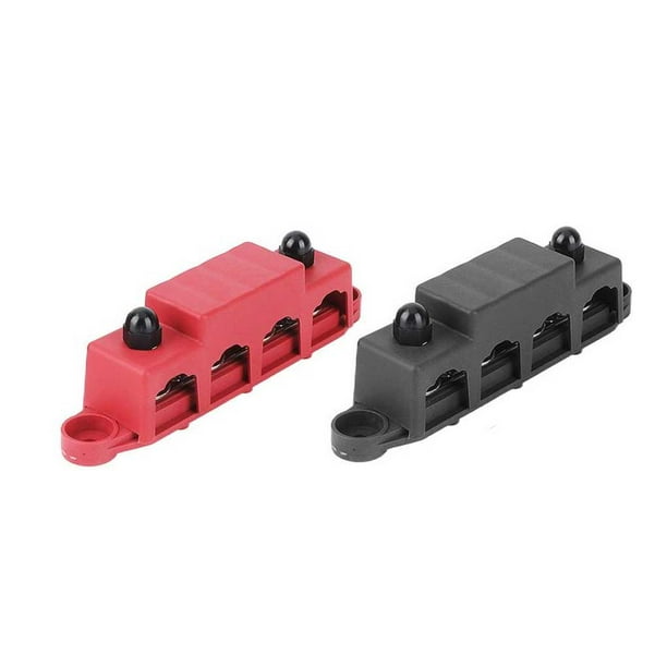 Justharion 4-Post Negative Bus Bar with Cover M8 M10 Heavy-Duty Power ...