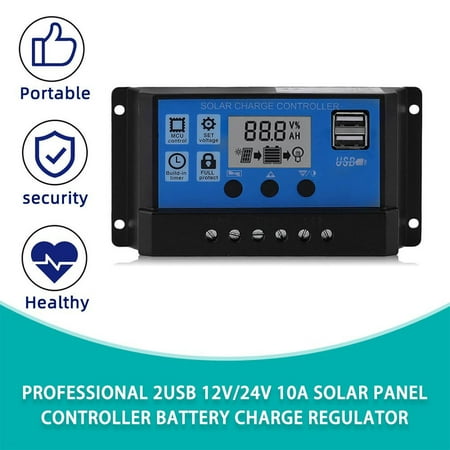 Solar Charge Controller 12V/24V Lithium Lead-acid Battery Solar ...