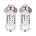 YAHHU 2 Pcs Motorcycle 80W Super Bright Conversion LED Headlight Light ...