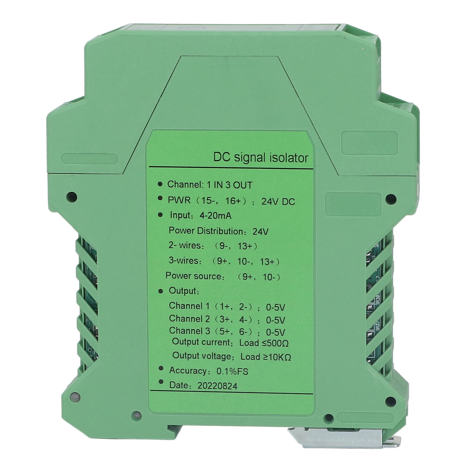 Current Signal Isolator Transmitter 1 In 3 Out DC Signal Conditioner ...