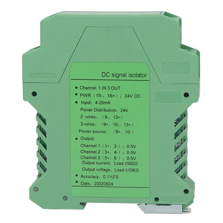 Current Signal Isolator Transmitter 1 In 3 Out DC Signal Conditioner ...