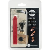 Manuscript Short Handle Design Sealing Set W/Red Wax-S - Walmart.com