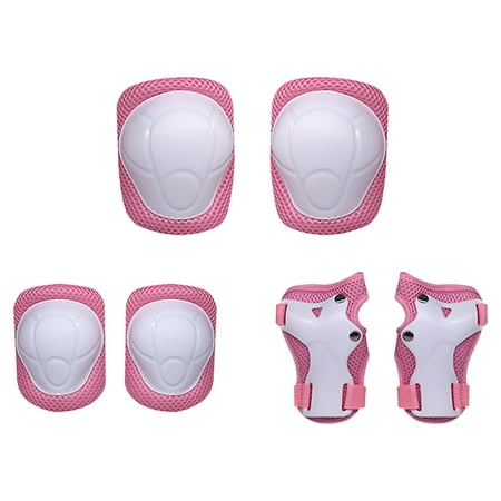 Kids Knee Pads Set 6 in 1 Protective Gear Kit Knee Elbow Pads with ...