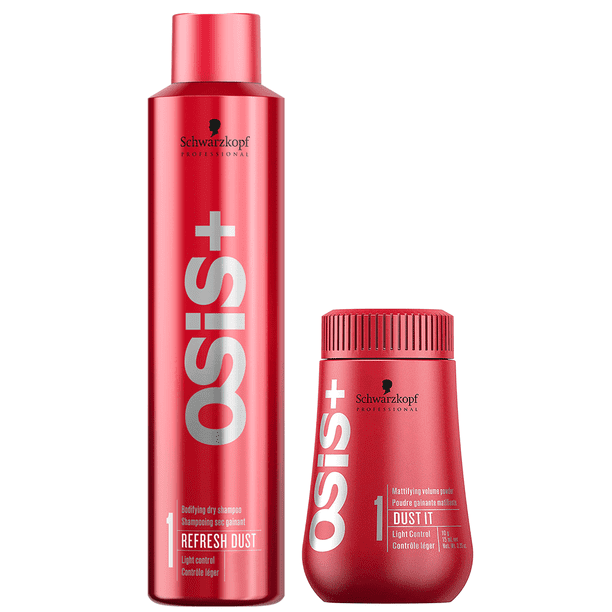 Schwarzkopf Osis+ Refresh Dust Dry Shampoo & Dust It Mattifying Powder ...