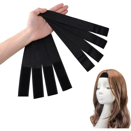 4pcs Elastic Bands for Wigs Edges, Wig Band Edge Wrap Elastic Band for ...