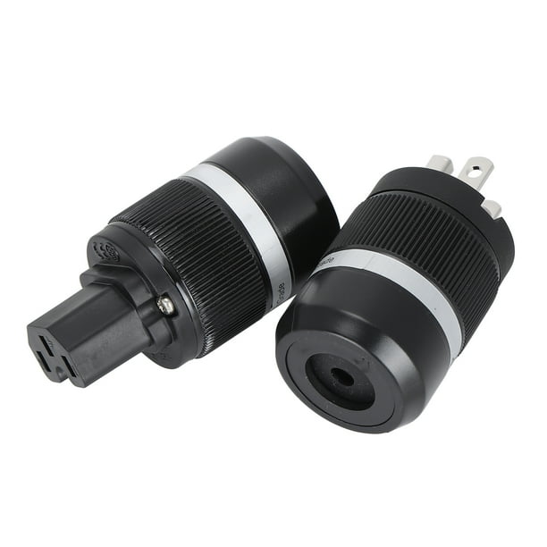 Audio Power Plug, IEC Connector Plug 100-250V Pure Copper Insert For ...