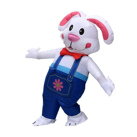 Easter Inflatable Bunny Costume, Bunny Fancy Dress Cosplay Outdoor ...