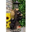 Goodeco Large Welcome Bear Statue with Solar LED Lantern for Home ...