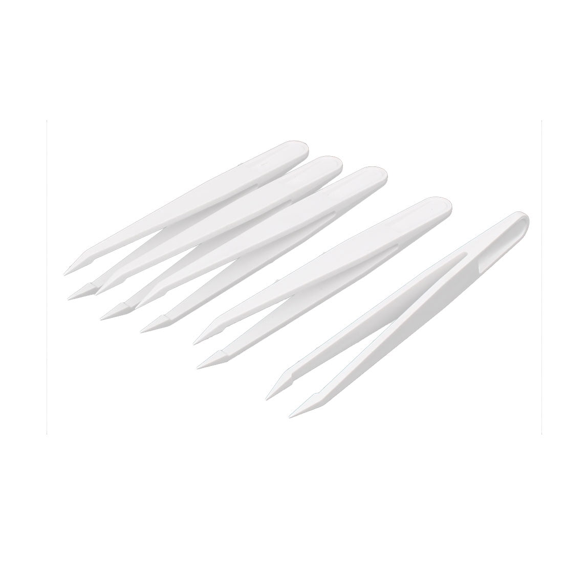 Semiconductor Plastic Pointed Tip Anti-static Tweezers Hand Tool 115mm ...