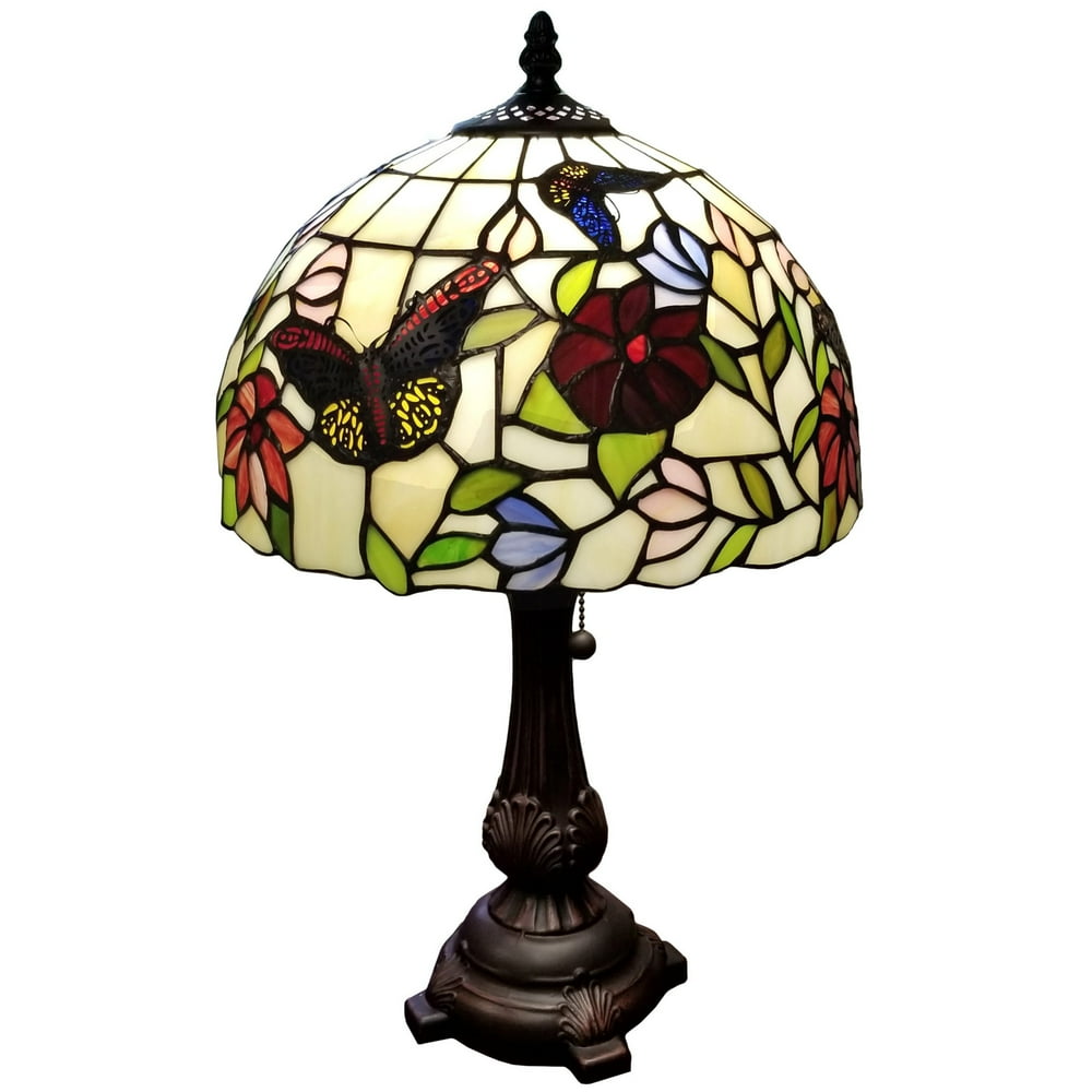 Tiffany Style Butterflies Table Lamp - 19" Tall - Walmart.com - Walmart.com